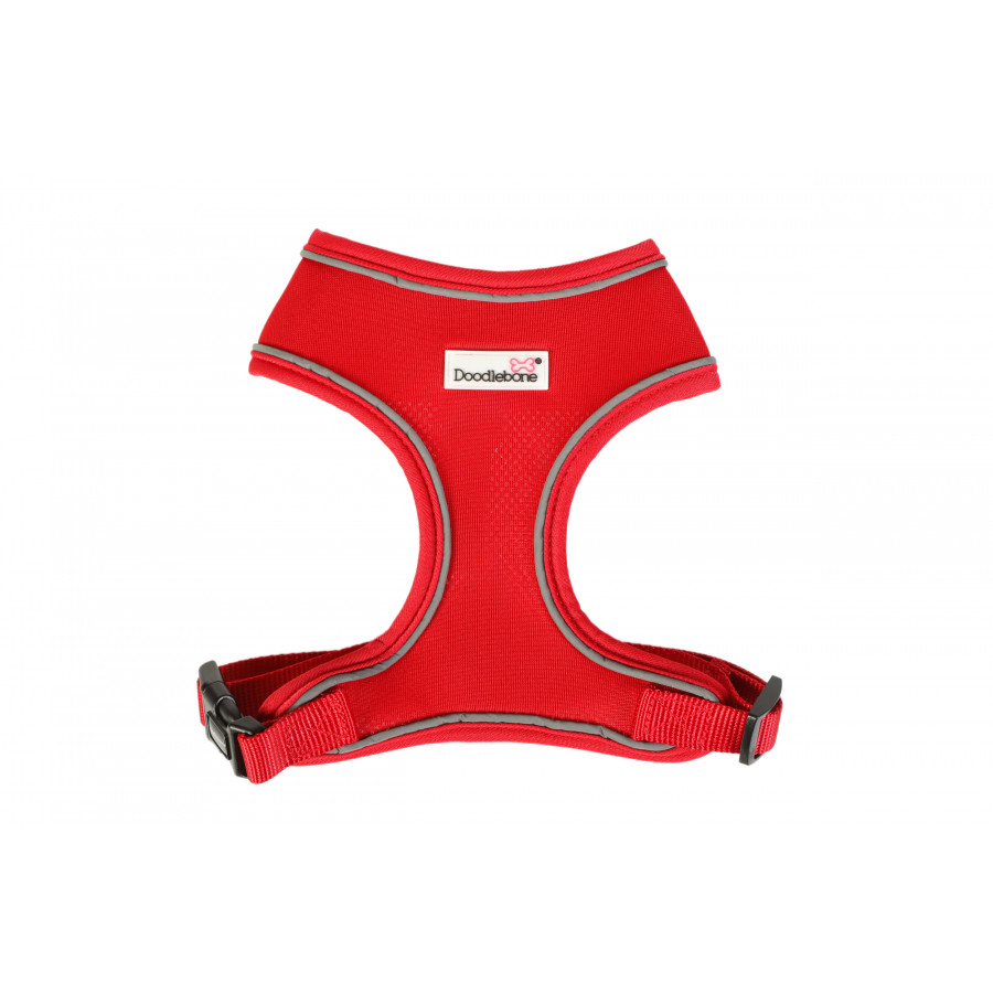 Doodlebone Airmesh Dog Harness - Red - The Lancashire Dog Company
